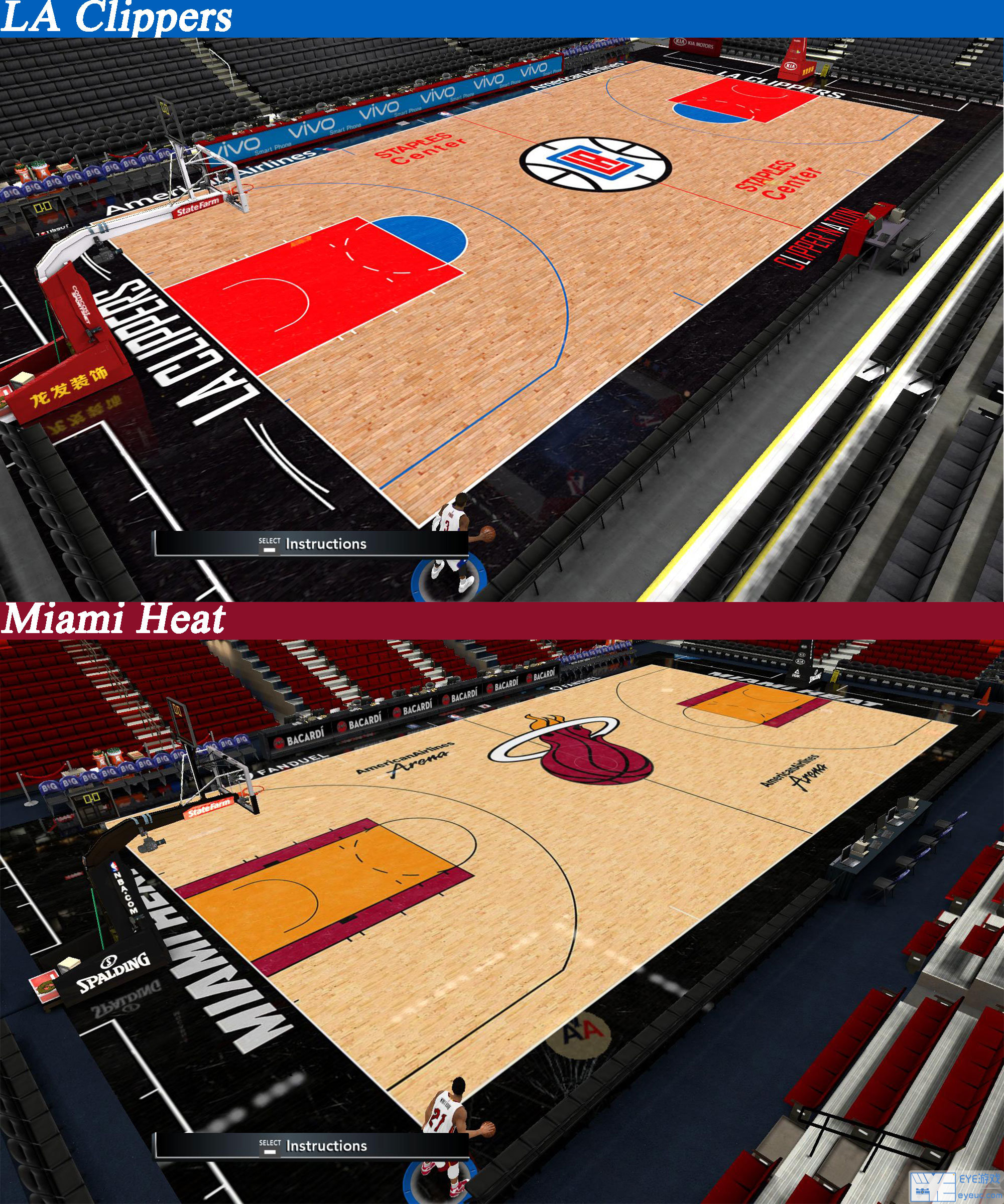 HD-Floor_08.jpg_【NBA2K11】2016-2017赛季高清地板更新优化 - EYEUC社区