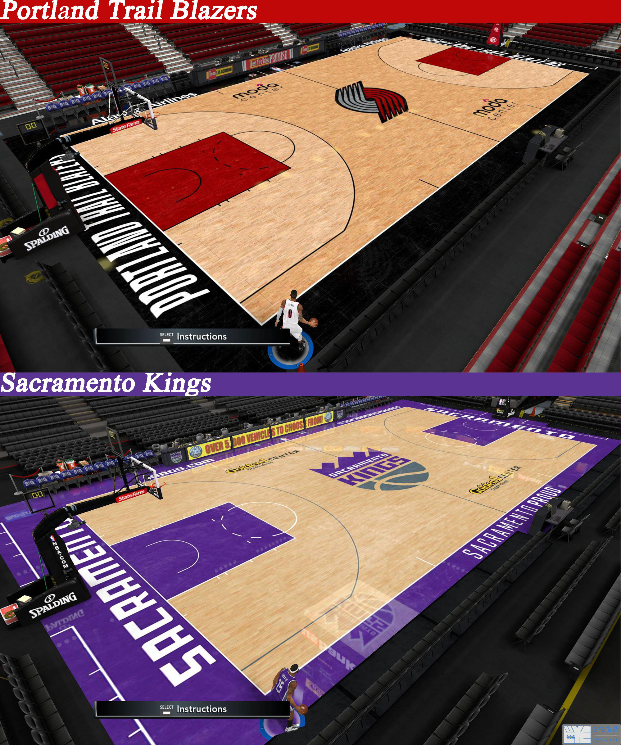 HD-Floor_02.jpg_【NBA2K11】2016-2017赛季高清地板更新优化 - EYEUC社区