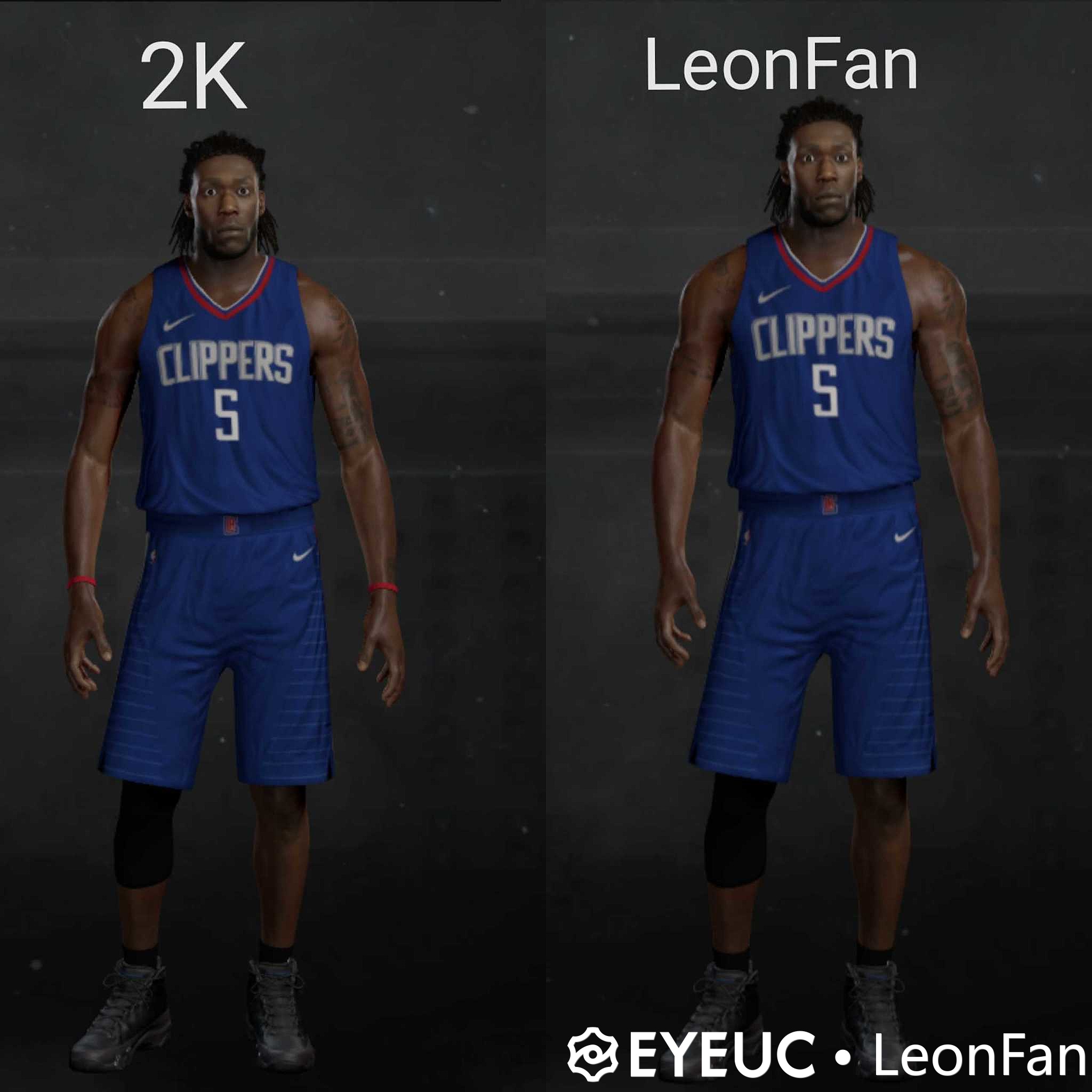 更好的2K17，尽力做真实的身形面补。九指格林，威少V2，拳王泰森钱德勒，小卡V3，杰夫格林，哈雷尔，穆大叔，唐斯，英格拉姆V2，波神V1 ...