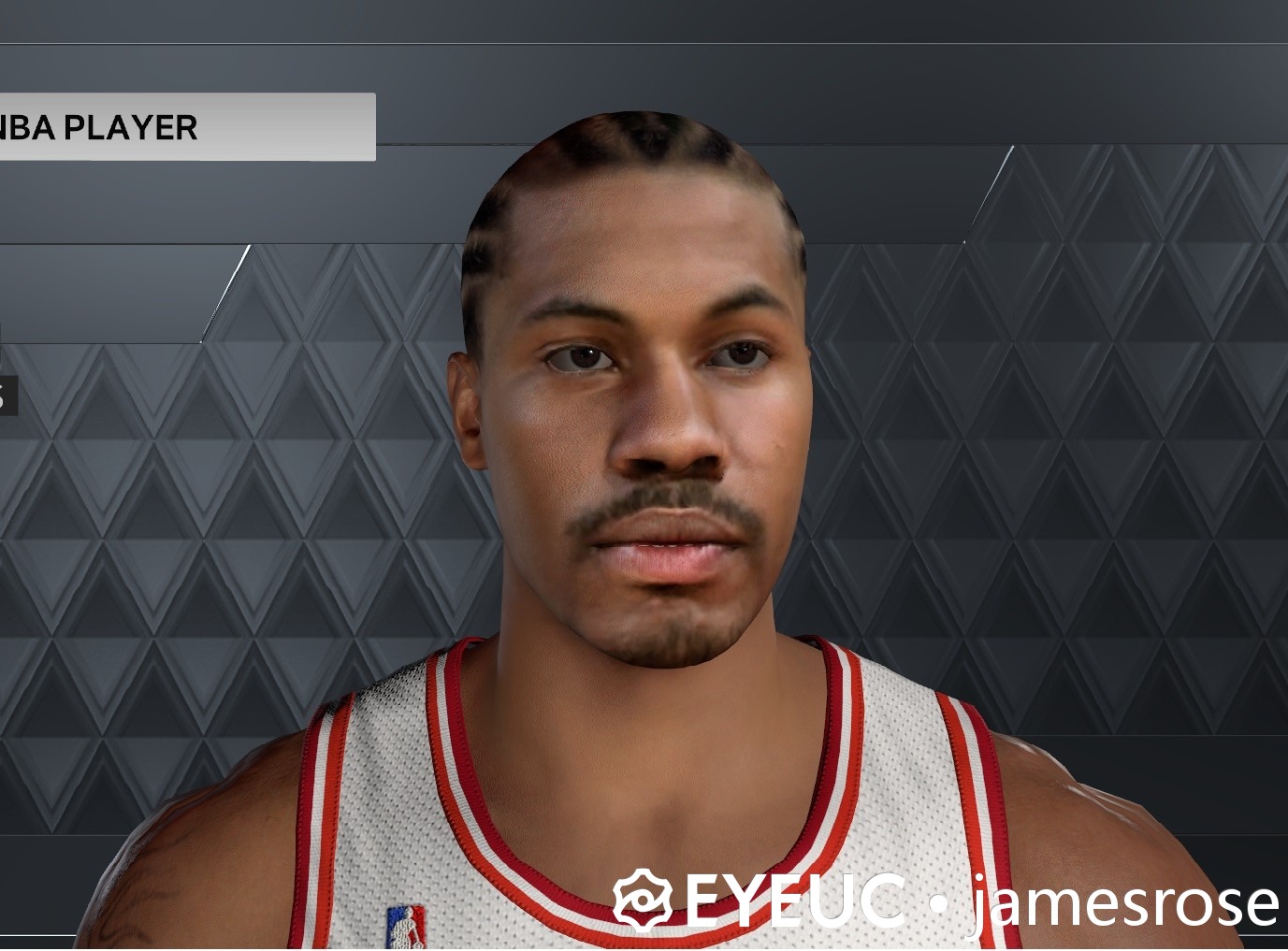 【小帅2k-2K25复古】准备2k25制作面补 Rasheed Wallace - NBA2K25 - EYEUC社区